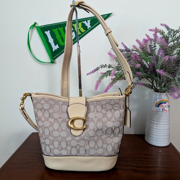 Coach | Bags | Coach Tali Bucket Bag In Signature Jacquard | Poshmark
